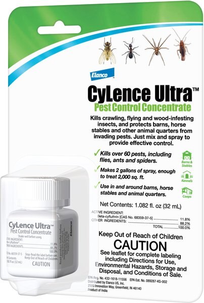 CYLENCE Ultra Pest Control Concentrate, 32-mL - Chewy.com