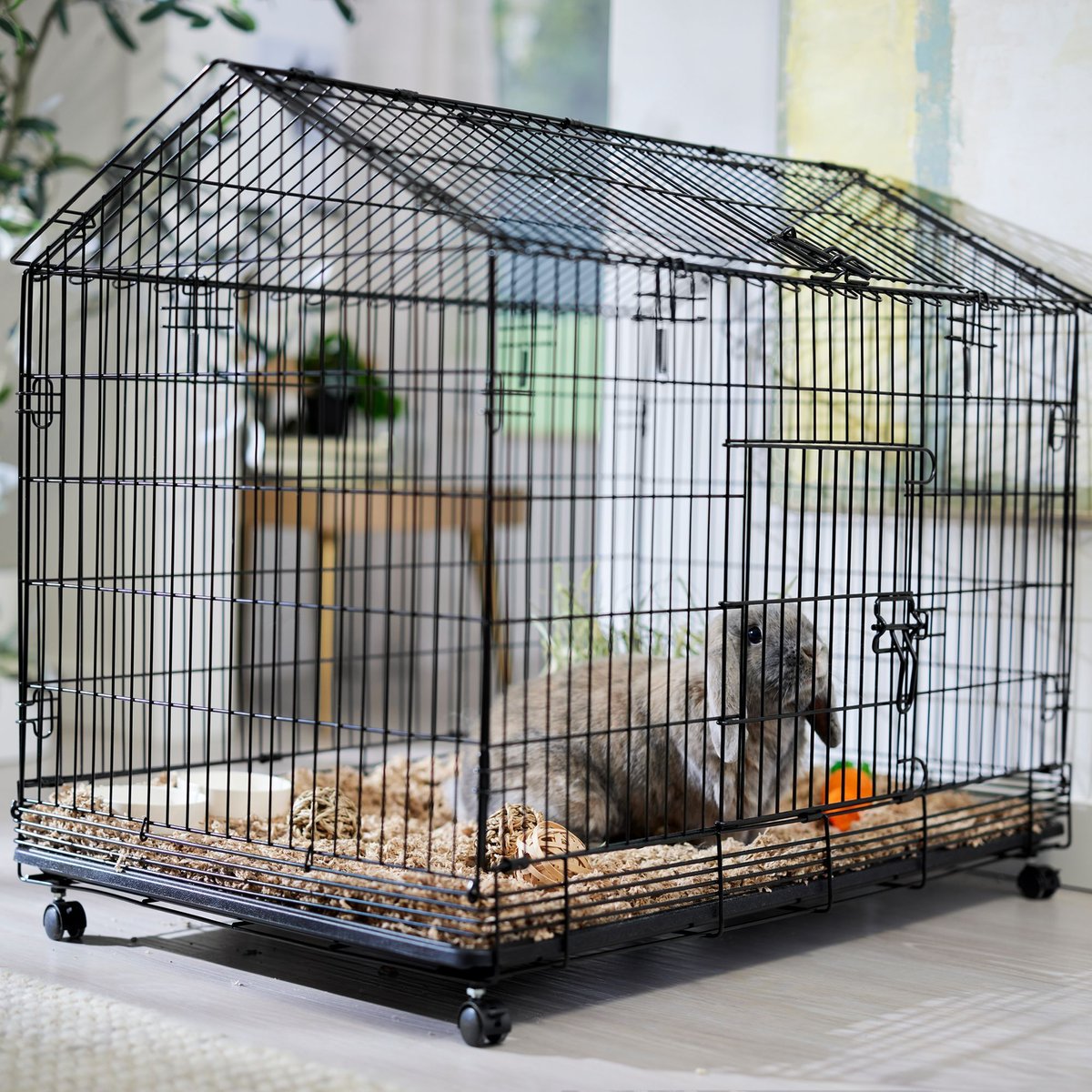 FRISCO House Shaped Small Pet Wire Cage, 36-in - Chewy.com