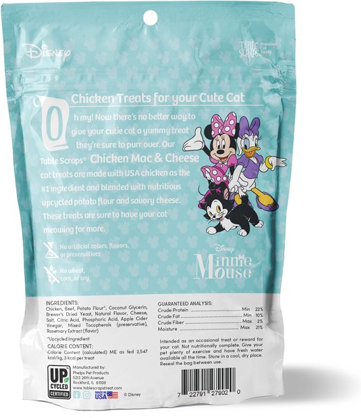 DISNEY TABLE SCRAPS Minnie Mouse Chicken Mac & Cheese Recipe Cat Treats ...
