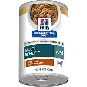 HILL'S PRESCRIPTION DIET w/d Multi-Benefit Chicken Flavor Dry Dog Food ...