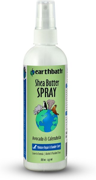 EARTHBATH Hypoallergenic Shea Butter Cat & Dog Spray, 8-fl oz bottle ...