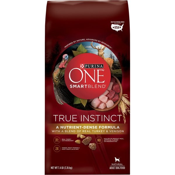 PURINA ONE True instinct with A Blend of Real Turkey & Venison Dry Dog ...