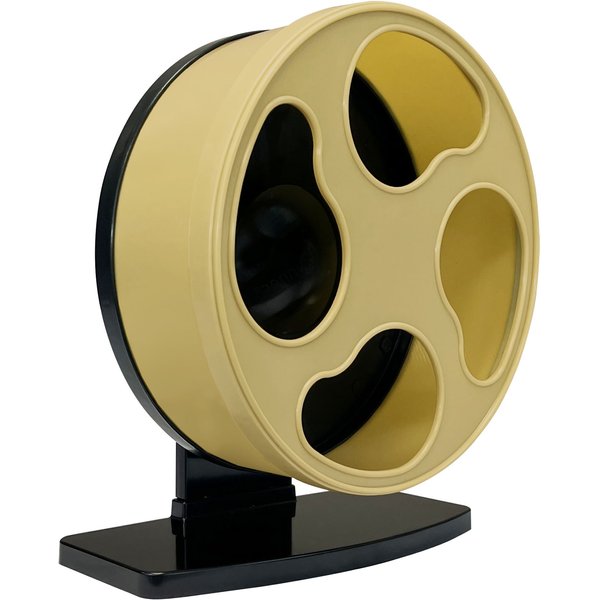 EXOTIC NUTRITION Silent Runner Wheel 9-in Small Pet Toy, Cream - Chewy.com