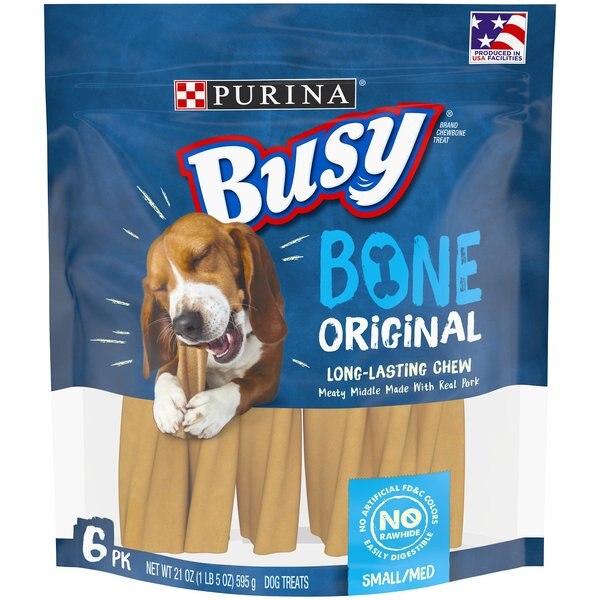 BUSY BONE with Beggin' Twist'd! Long-Lasting Small/Medium Dog Treats ...