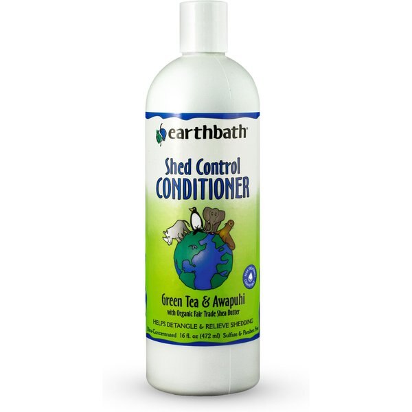 EARTHBATH Oatmeal & Aloe Dog & Cat Conditioner, Vanilla & Almond, 16-fl ...