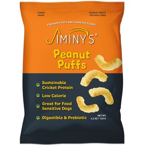Out of Stock - JIMINY'S Peanut Puffs Sustainable Hypoallergenic Dog ...