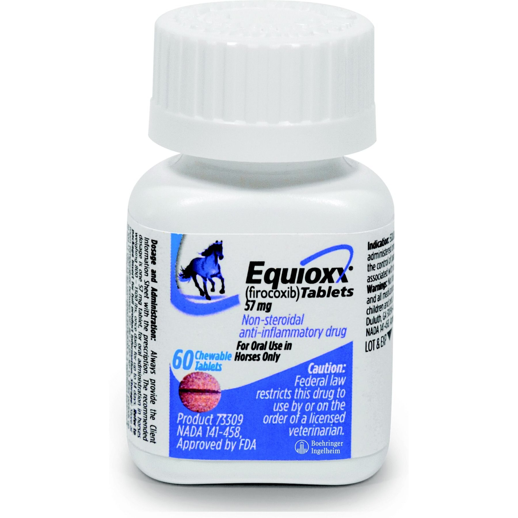 EQUIOXX (Firocoxib) Tablets for Horses, 30 Tablets, 57 mg - Chewy.com
