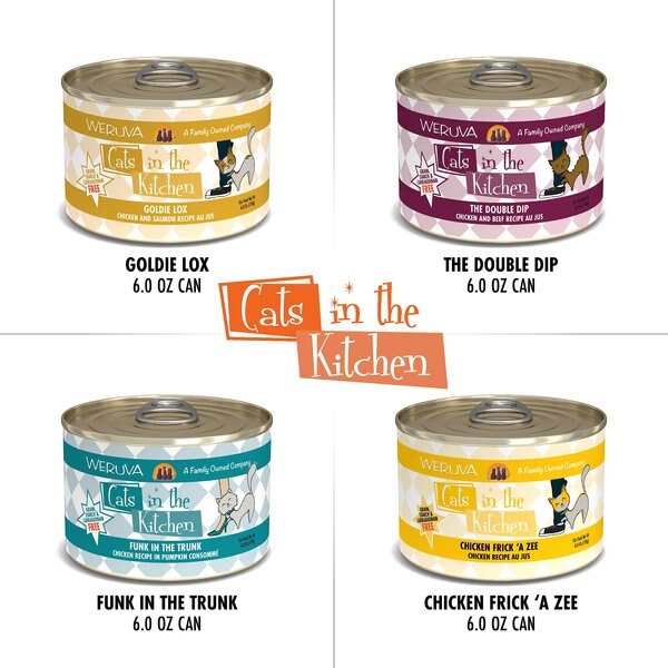 WERUVA Cats in the Kitchen Goldie Lox & the 3 Fares Variety Pack Grain ...