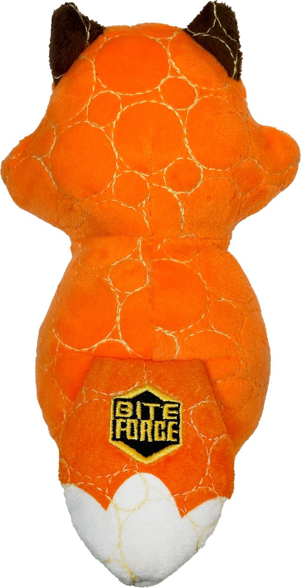 Out of Stock - BITE FORCE Built with Kevlar Tough Plush Fox Dog Toy ...