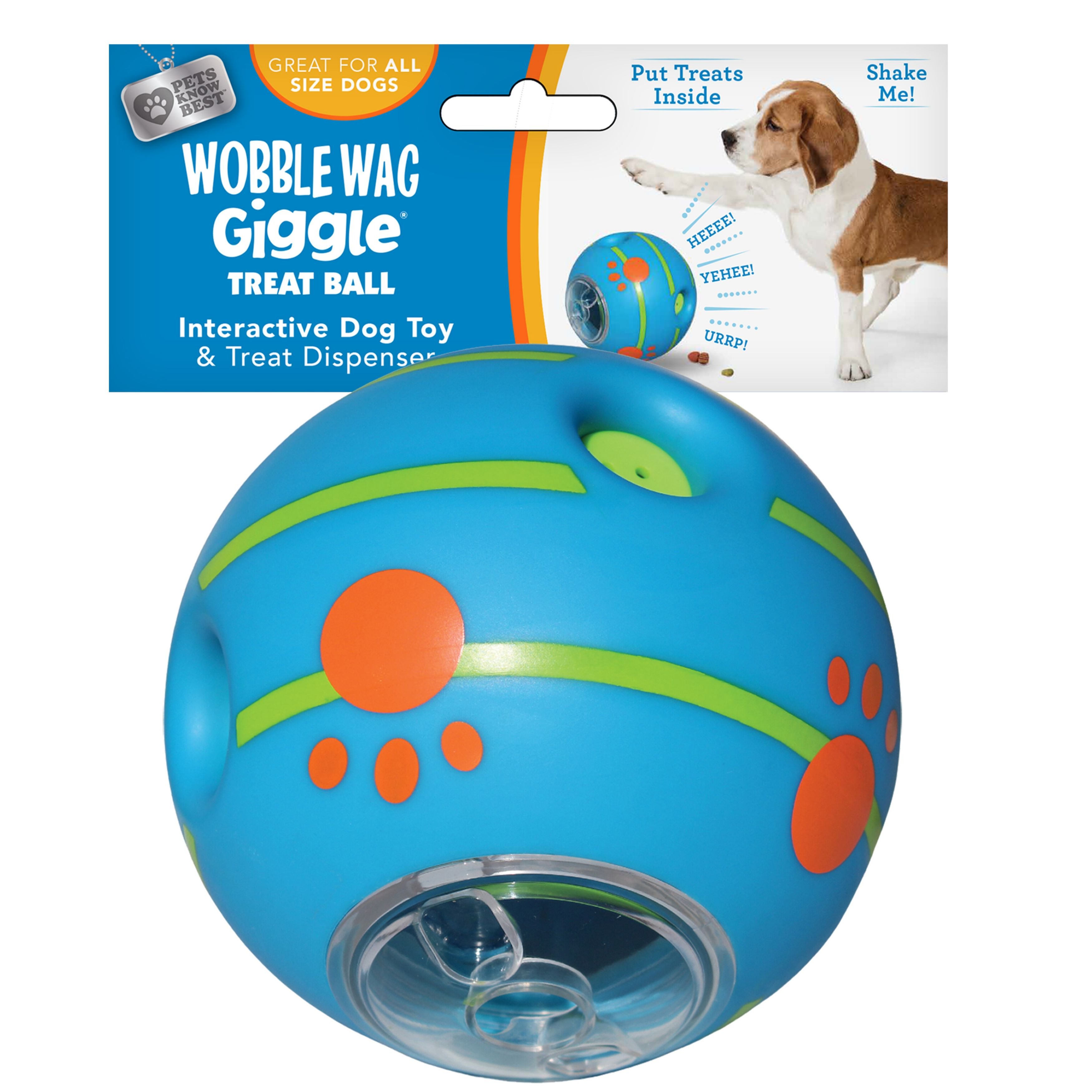 Questions and Answers about WOBBLE WAG GIGGLE Treat Dispensing Squeaky ...