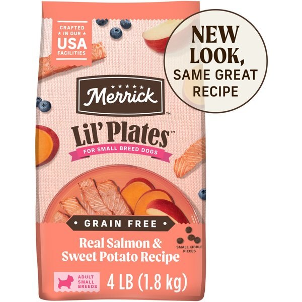 MERRICK Lil' Plates Grain-Free Small Breed Dry Dog Food Real Chicken ...