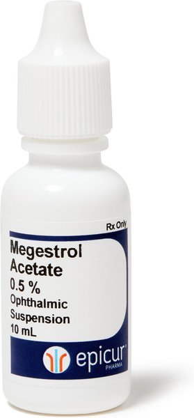 MEGESTROL ACETATE COMPOUNDED Ophthalmic Suspension, 0.5%, 10 mL - Chewy.com
