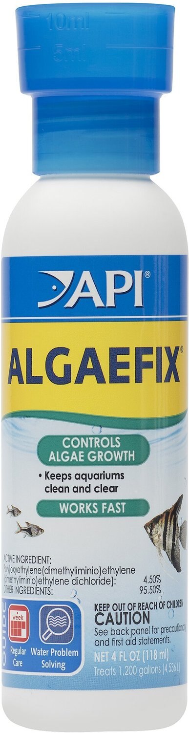 API Algaefix Algae Control Aquarium Solution, 4-oz bottle - Chewy.com
