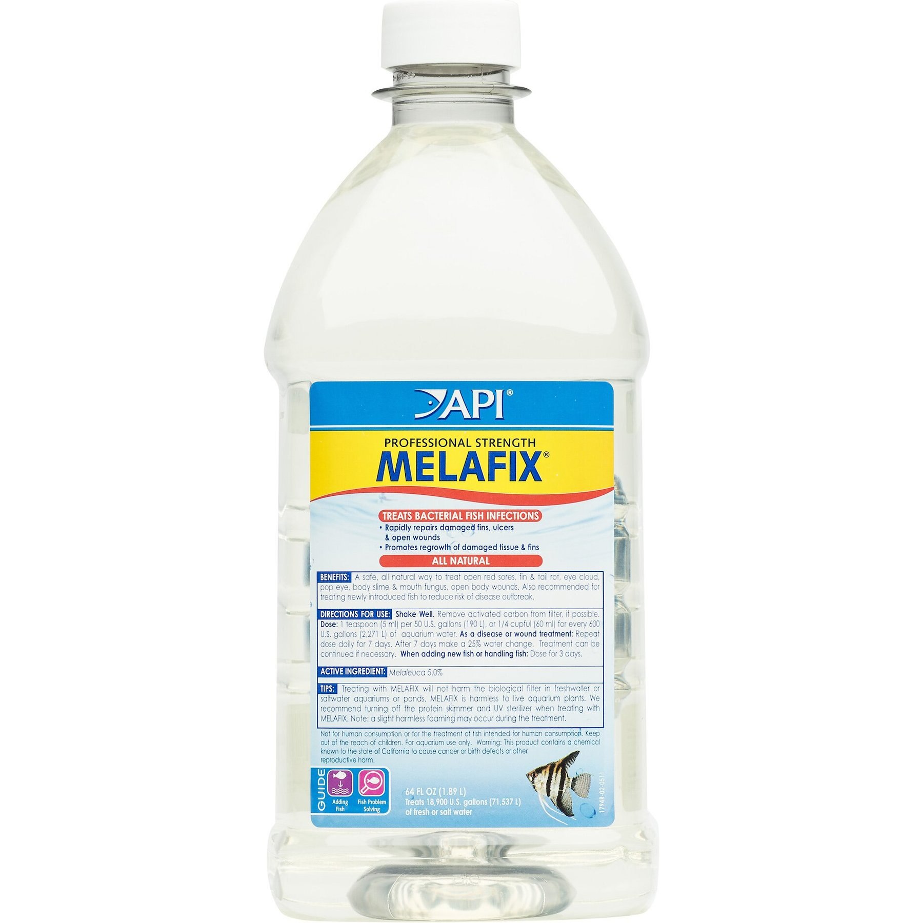 API Melafix Freshwater Fish Bacterial Infection Remedy, 64-fl oz bottle ...