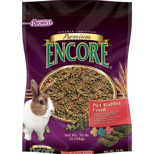 SWEET MEADOW FARM Rabbit Pellets Premium Timothy Blend Rabbit Food, 20 ...