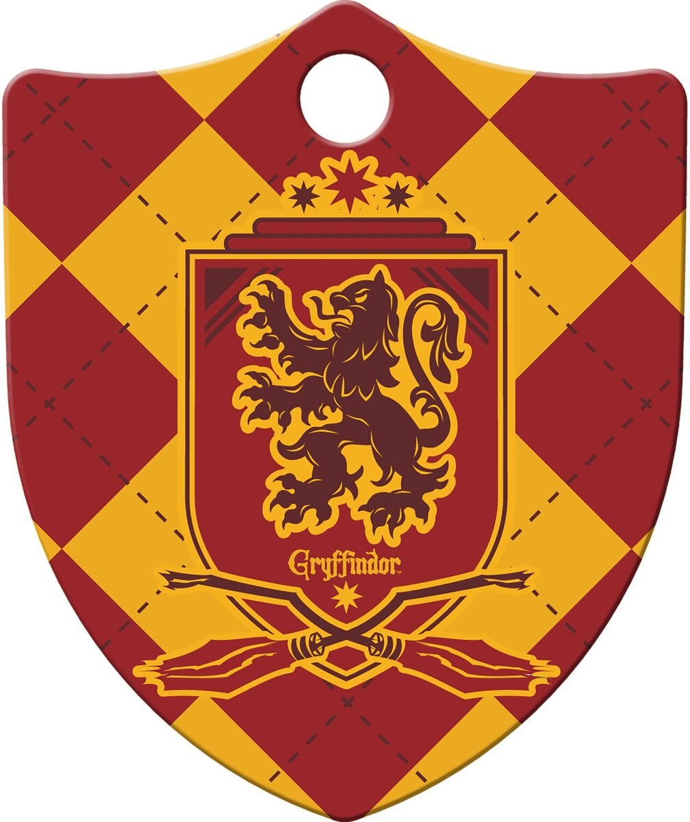 QUICK-TAG Harry Potter Gryffindor Crest Dog ID Tag - Chewy.com