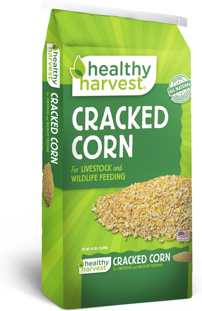 HEALTHY HARVEST Cracked Corn Farm Feed, 40-lb bag - Chewy.com