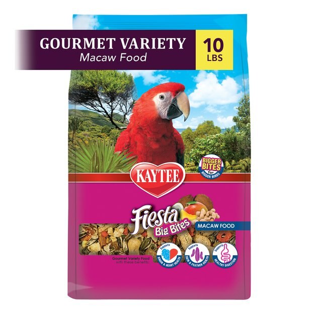 KAYTEE Fiesta Big Bites Macaw Food, 10-lb bag - Chewy.com