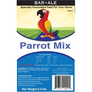BAR ALE Parrot Mix Premium Parrot Food, 8-lb bag - Chewy.com
