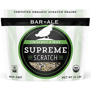BAR ALE Organic 4 Way Supreme Poultry Scratch, 10-lb bag - Chewy.com