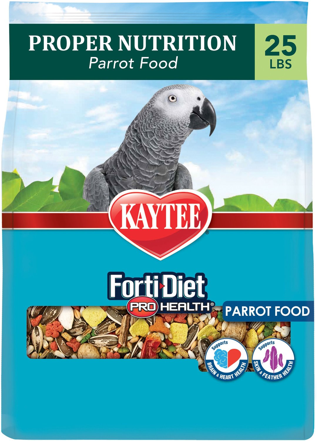 KAYTEE Forti-Diet Pro Health Parrot Food, 25-lb bag - Chewy.com