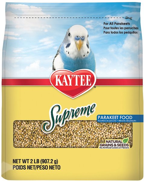 Discontinued - KAYTEE Supreme Parakeet Food, 2-lb bag - Chewy.com