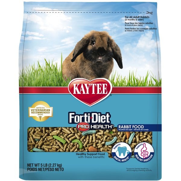 KAYTEE Forti-Diet Pro Health Adult Rabbit Food, 5-lb bag - Chewy.com