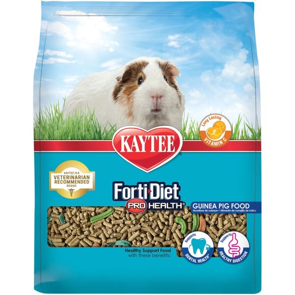 KAYTEE Forti-Diet Pro Health Guinea Pig Food, 5-lb bag - Chewy.com