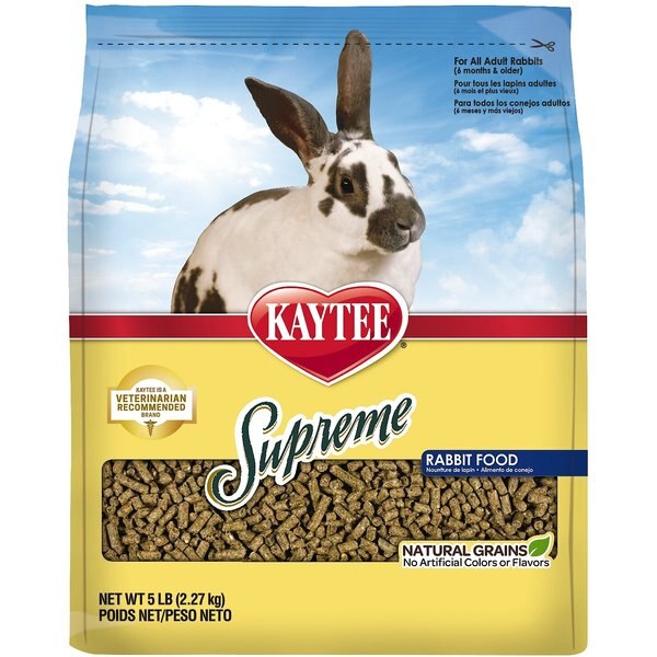 KAYTEE Supreme Fortified Daily Diet Rabbit Food, 5-lb bag - Chewy.com