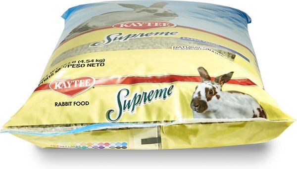 KAYTEE Supreme Fortified Daily Diet Rabbit Food, 10-lb bag - Chewy.com
