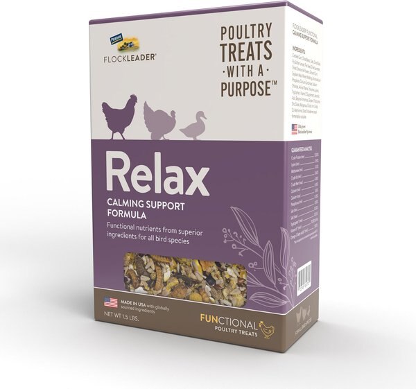 FLOCKLEADER Relax Functional Poultry Treat, 1.5-lb bag - Chewy.com