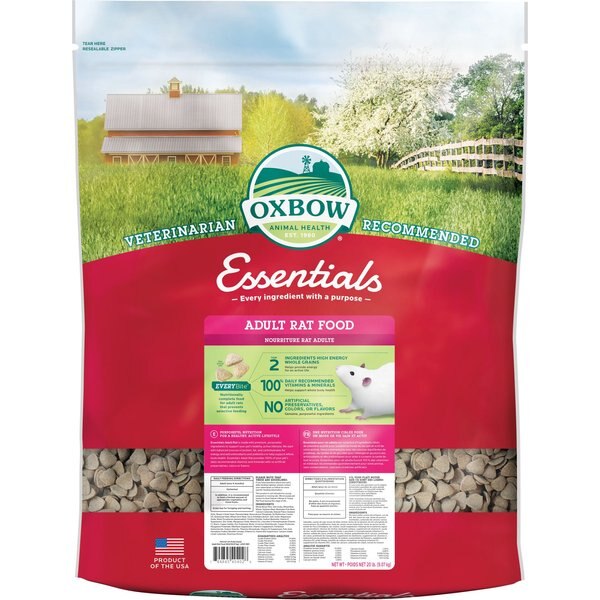 OXBOW Essentials Regal Rat Adult Rat Food, 20-lb bag - Chewy.com