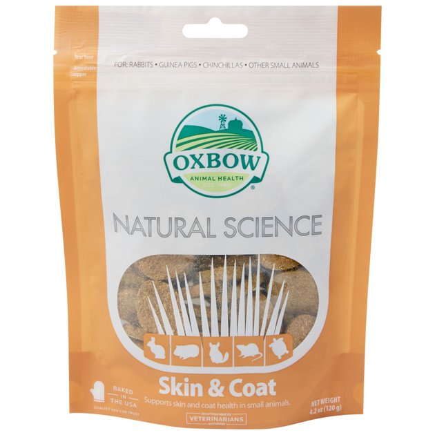 OXBOW Natural Science Skin & Coat Small Animal Supplement, 60 count ...