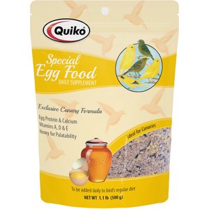 QUIKO Special Red Egg Food Supplement for Red Factor Canaries, 1.1-lb ...