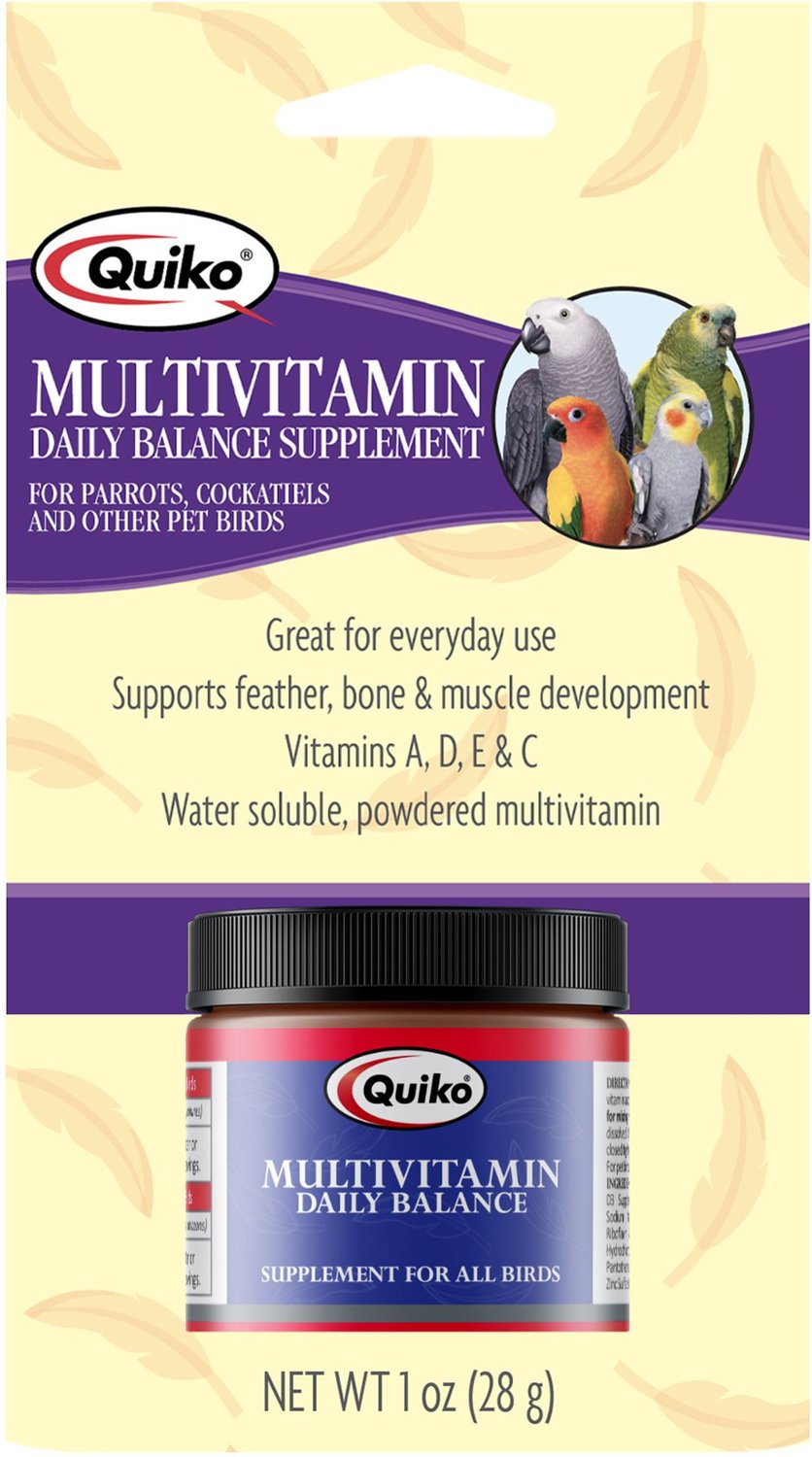 QUIKO Multivitamin Daily Balance Supplement for Birds, 1-oz bottle ...