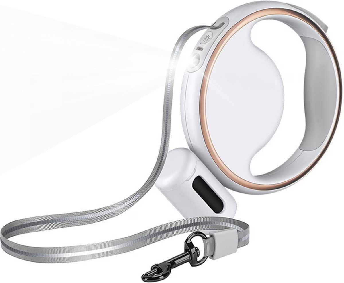 SHELE Retractable Anti-Slip Handle & LED Light Nylon Telescopic ...