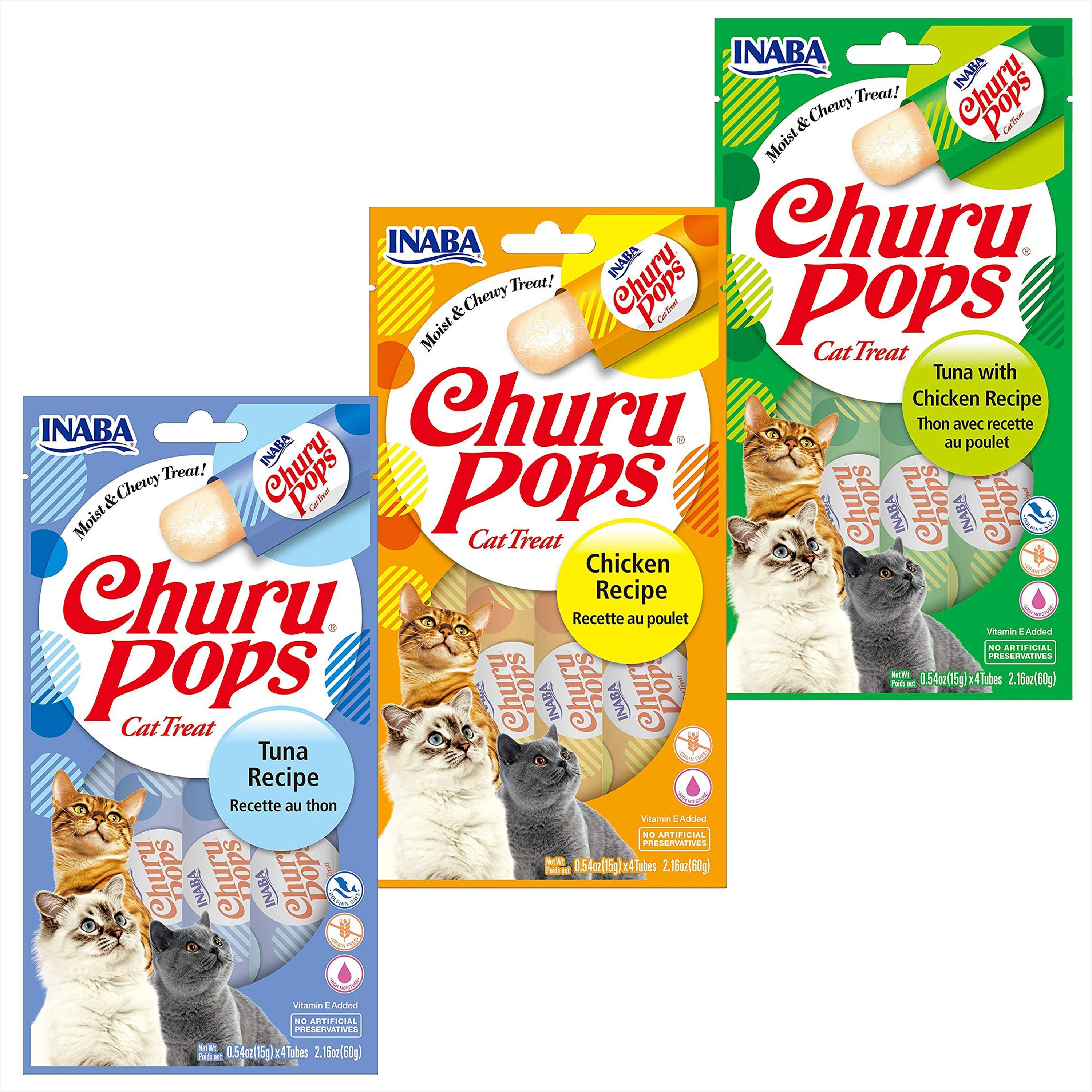 Product Reviews for INABA Churu Pops Moist & Chewy Chicken Recipe ...