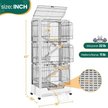 Out of Stock - YAHEETECH Rolling Rabbit Cage on Wheel, Gray, 6-Level ...
