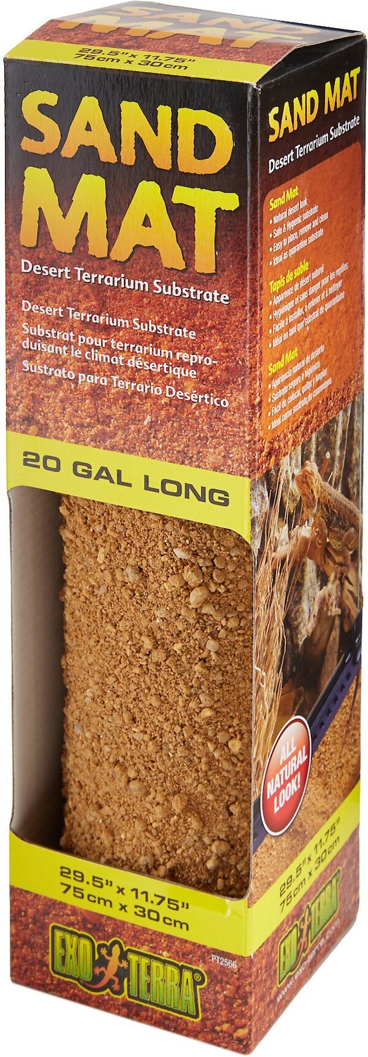 EXO TERRA Sand Mat Desert Terrarium Reptile Substrate, 29.5-in - Chewy.com