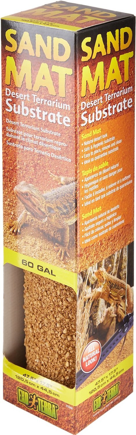 EXO TERRA Sand Mat Desert Terrarium Reptile Substrate, 47.5-in - Chewy.com
