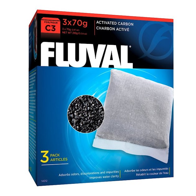 FLUVAL C3 Activated Carbon Filter Media, 3 count - Chewy.com