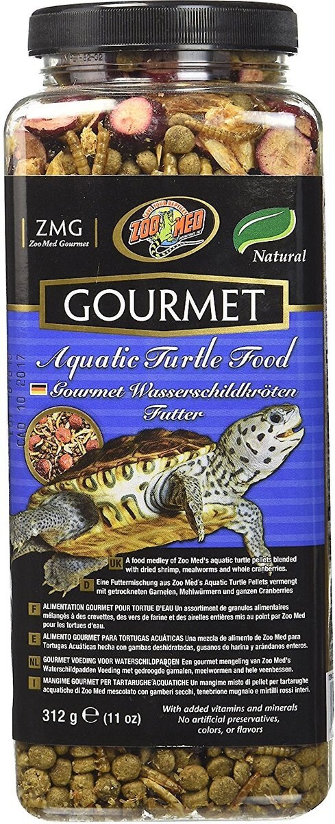 ZOO MED Gourmet Aquatic Turtle Food, 11-oz jar - Chewy.com