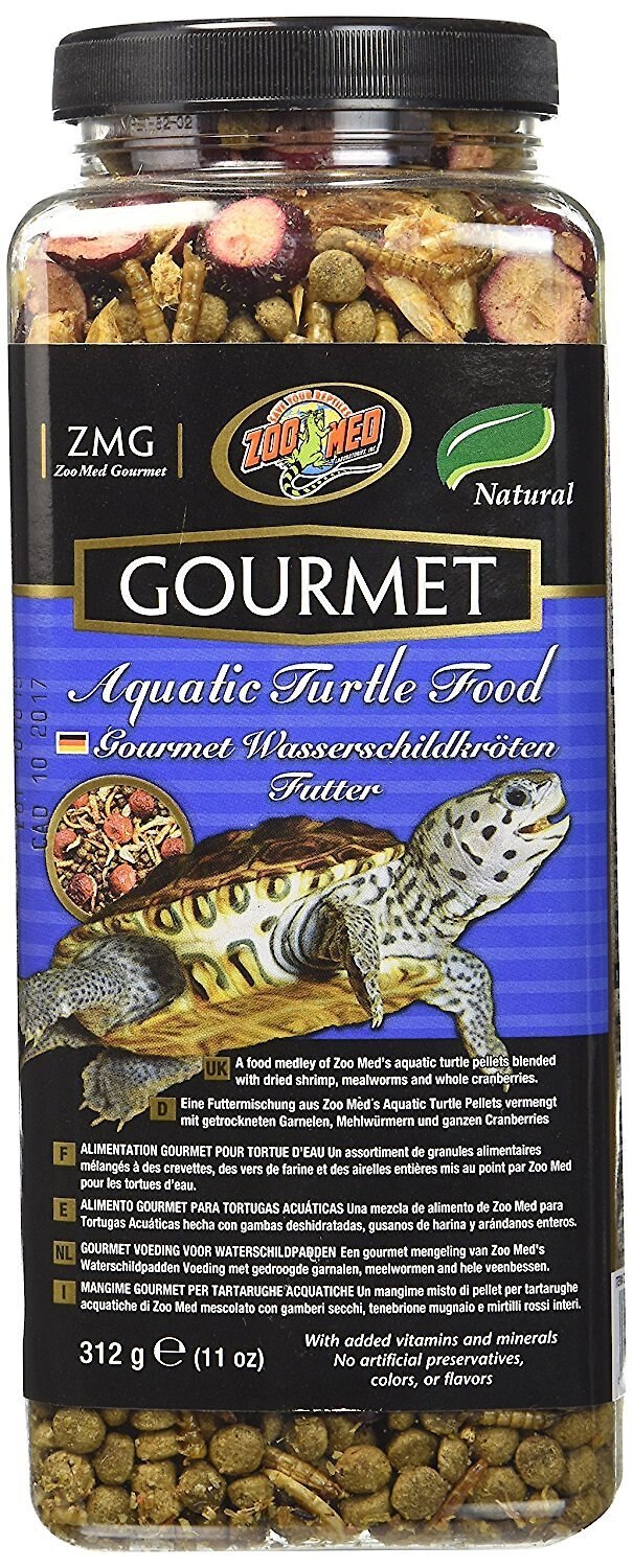 Questions and Answers about ZOO MED Gourmet Aquatic Turtle Food