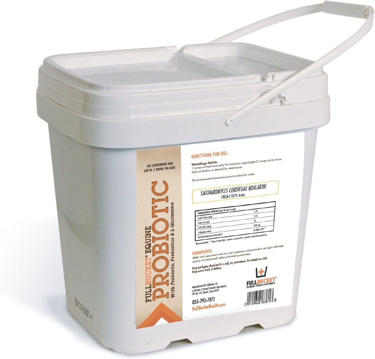 FULLBUCKET HEALTH Equine Probiotic Pellets Extra Strength Horse Supplement, 11.6-lb bag - Chewy.com