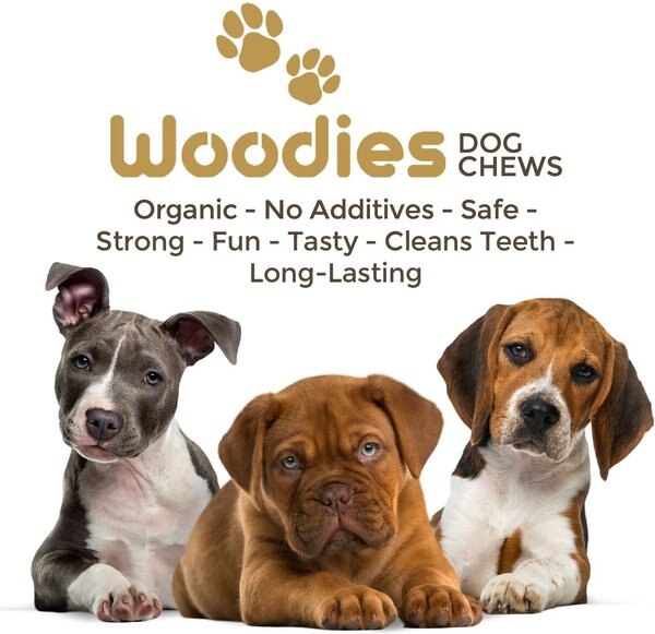 WOODIES Coffee Wood Large Dog Chew, 1 count - Chewy.com