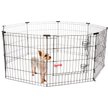 FRISCO Dog & Small Pet Wire Exercise Pen with Step-Through Door, Black ...