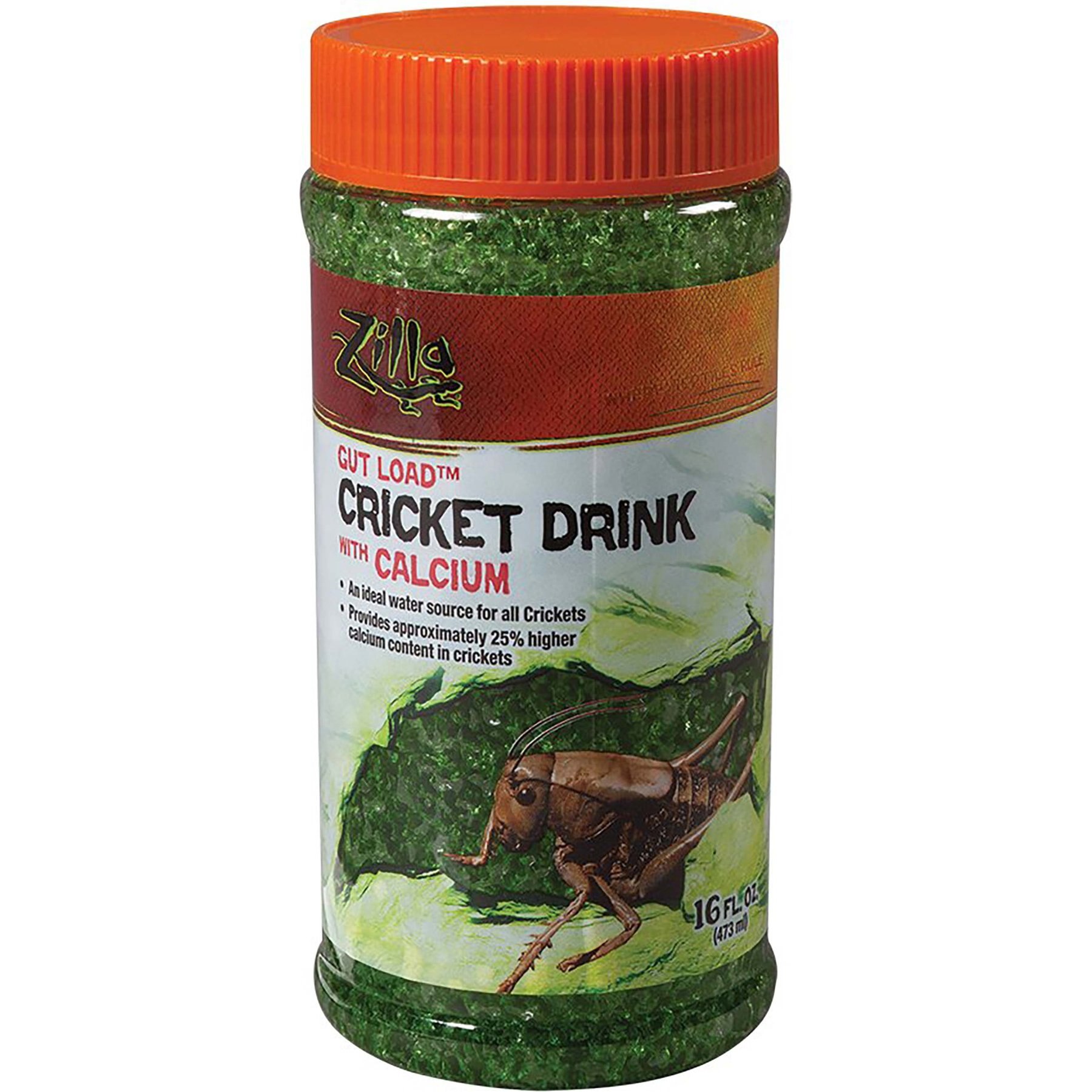 ZILLA Gut Load Cricket Drink with Calcium Supplement, 16-oz bottle ...