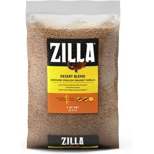 ZILLA Ground English Walnut Shell Reptile Bedding, 5-qt bag - Chewy.com