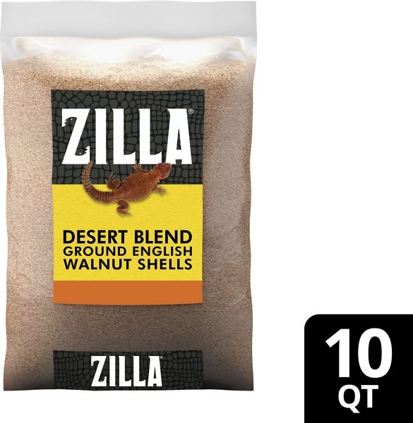 Discontinued - ZILLA Ground English Walnut Shell Reptile Bedding, 10 ...
