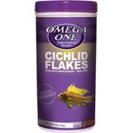 OMEGA ONE Super Color Small Cichlid Pellets Sinking Fish Food, 4.2-oz ...